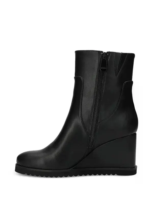 MEXX Wedge Zip Boots - Black