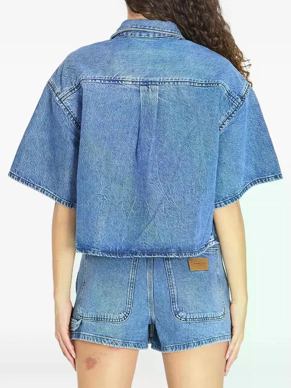 Alexander Wang Patch-pocket Denim Shirt