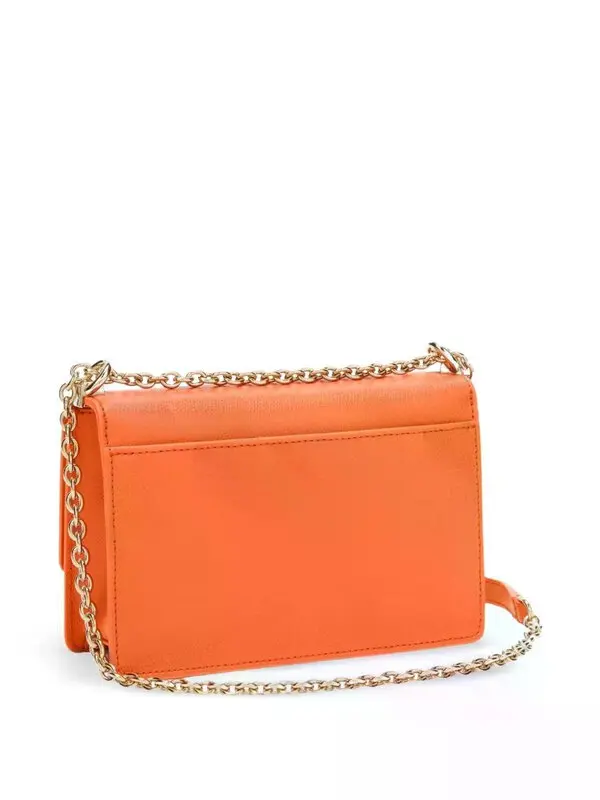Furla Mini 1927 Leather Crossbody Bag - Orange