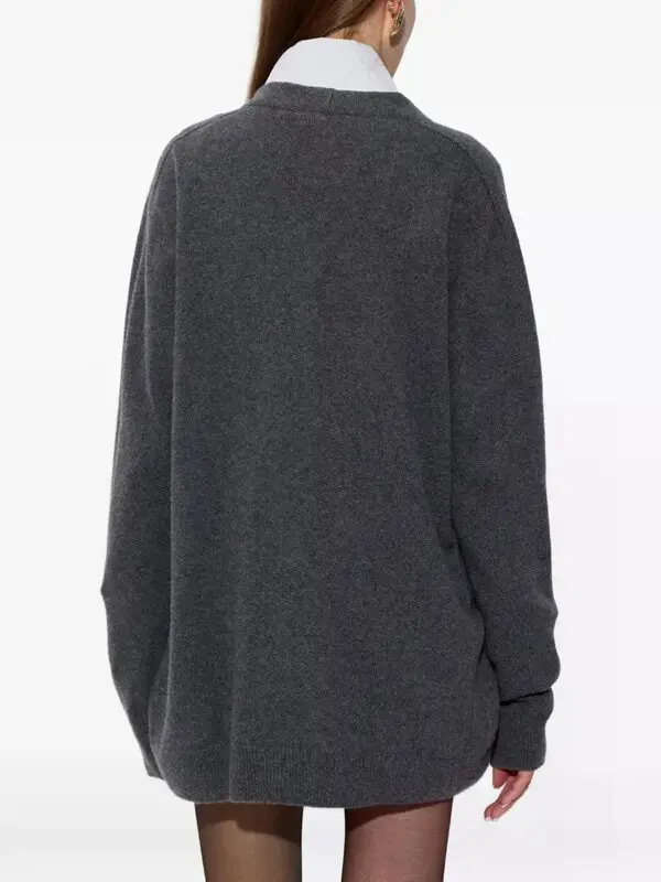 Balmain Button Pockets Cardigan - Grey