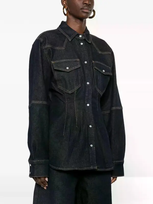 GESTUZ Buttoned Pocket Shirt