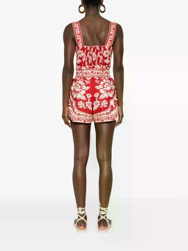 Farm Rio Guanacaste Belted Playsuit