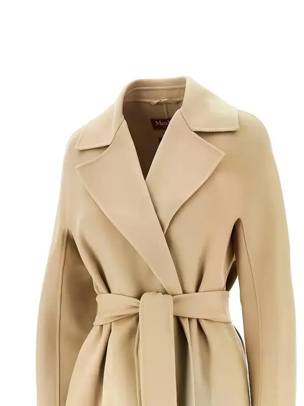 Max Mara Tie-waist Coat - Neutrals