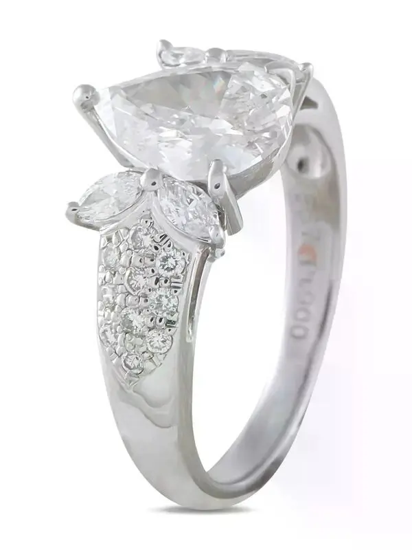 LB EXCLUSIVE Diamond Platinum Ring