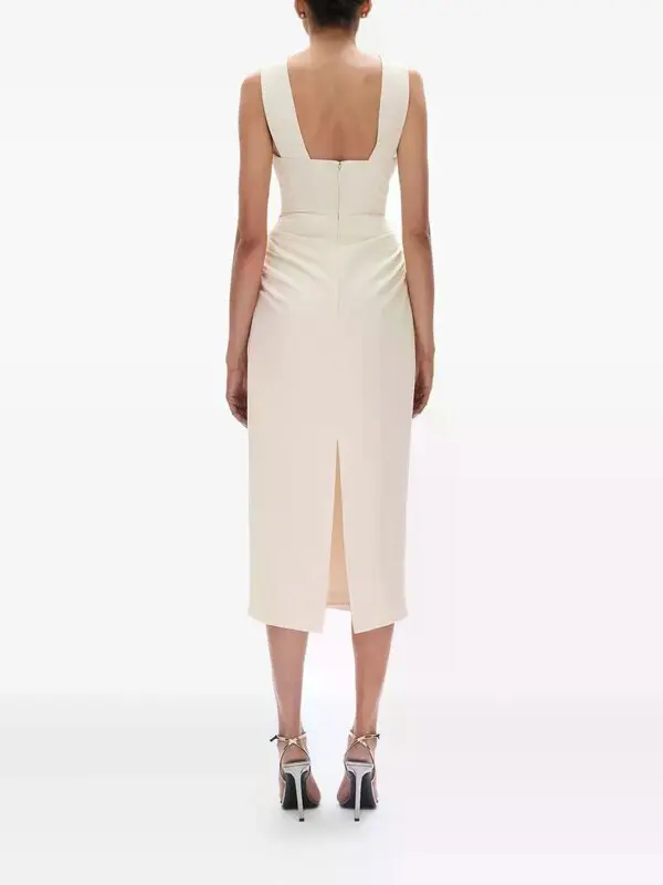 Rachel Gilbert Martina Embellished Midi Dress
