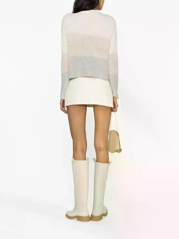 Peserico Colour-block Alpaca-blend Jumper