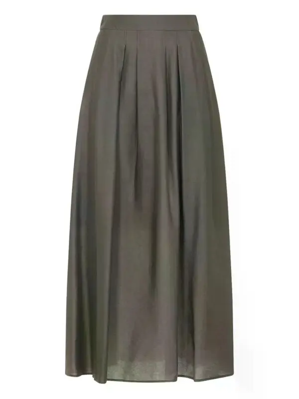 Peserico Pleated Detail Midi Skirt