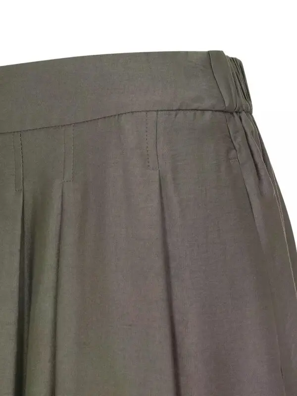 Peserico Pleated Detail Midi Skirt