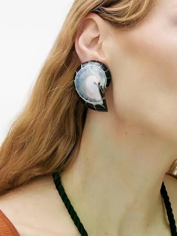 JULIETTA Nautilus Shell Earrings
