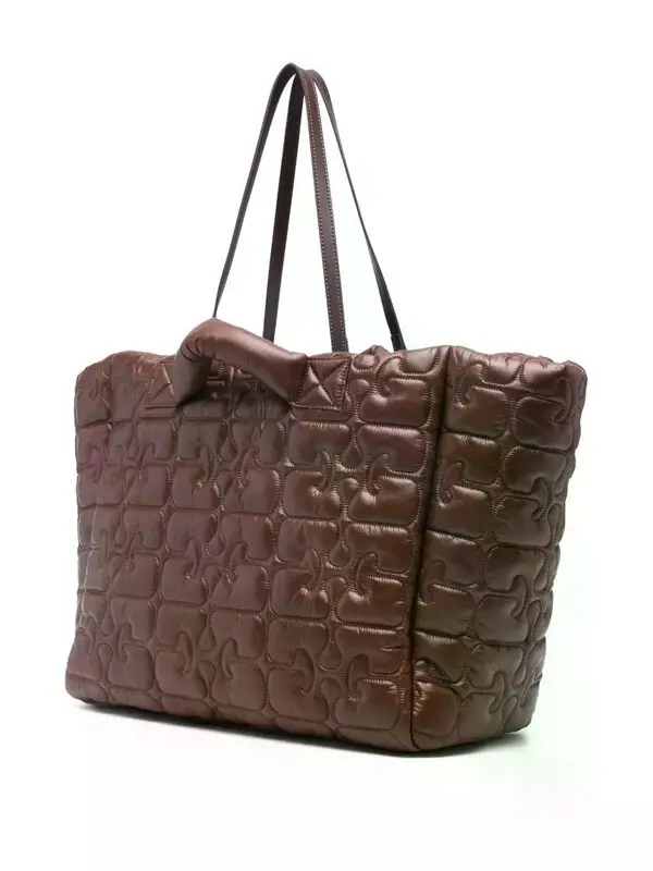 GANNI Quilted Re-tech Xxl Tote Bag