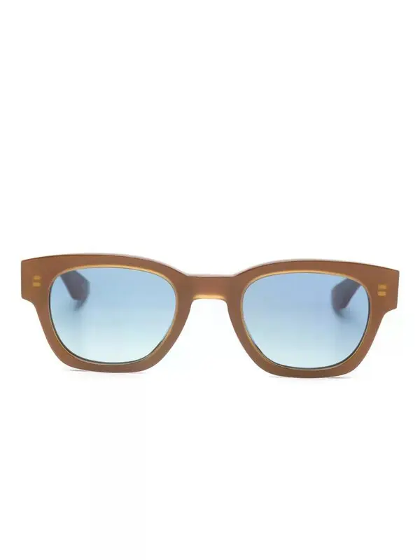 Alexander McQueen Square Frame Sunglasses - Brown