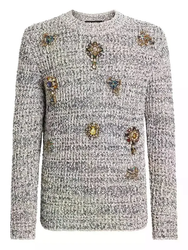 Dolce & Gabbana English Rib Knit Pullover