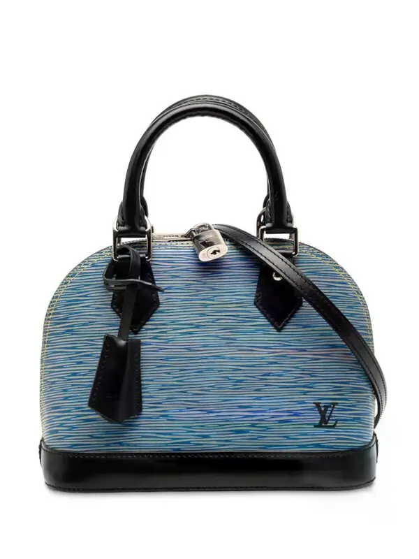 LOUIS VUITTON Epi Denim Alma Bb Satchel - Blue