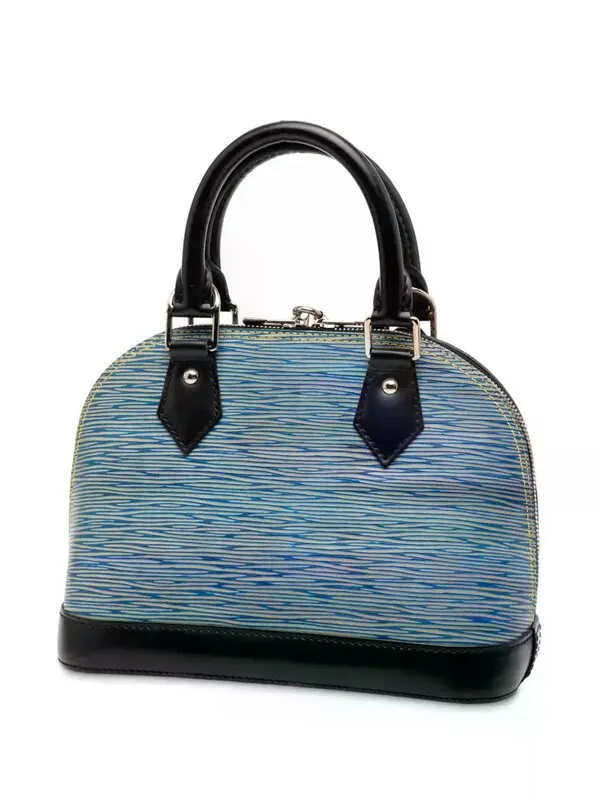 LOUIS VUITTON Epi Denim Alma Bb Satchel - Blue