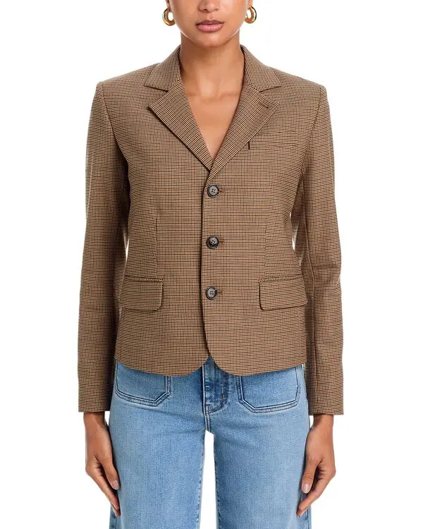 FRAME The Check Smart Blazer