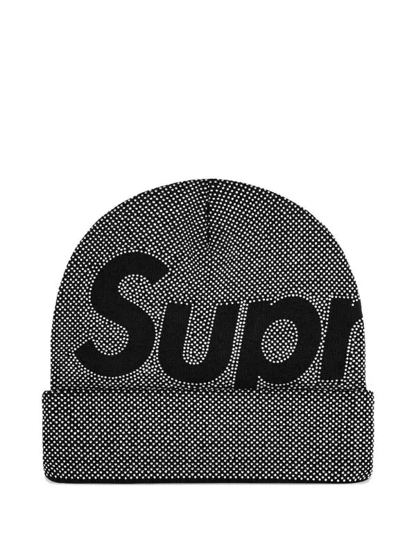 Supreme Knockout Studded Beanie - Black