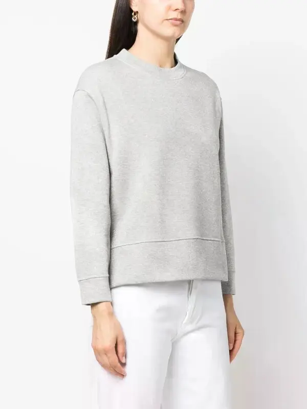 Peserico Crew-neck Sweatshirt With Side Slits