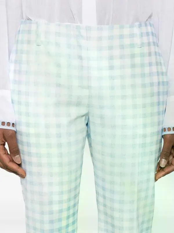 Ermanno Scervino Gingham Check Trousers
