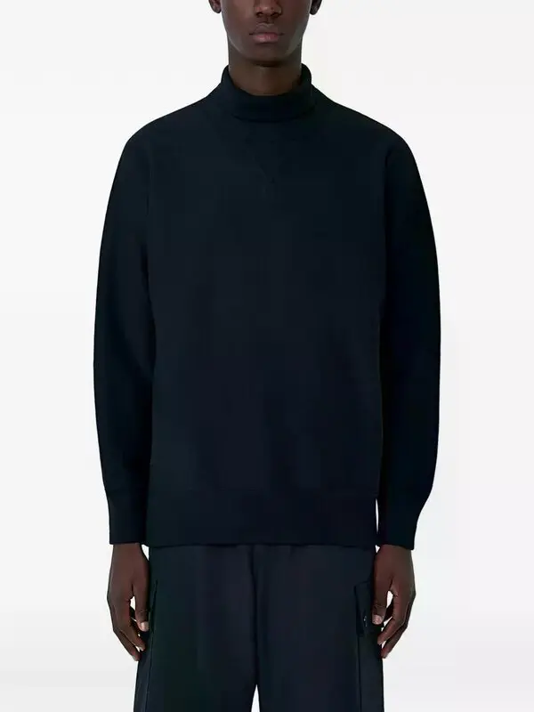Comme Des Garçons High-neck Ribbed Sweater