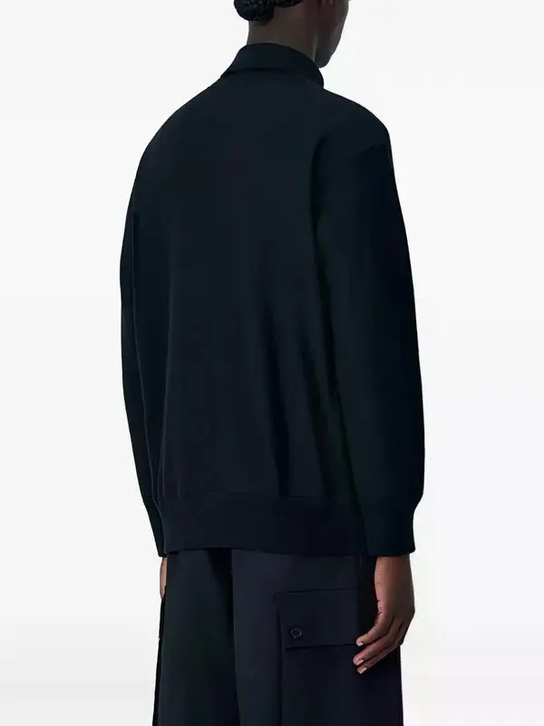 Comme Des Garçons High-neck Ribbed Sweater