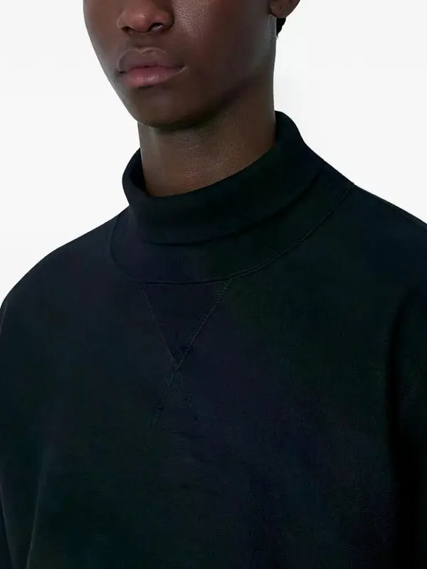 Comme Des Garçons High-neck Ribbed Sweater