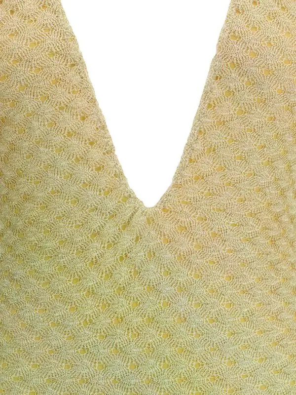 Missoni V-neck Criss Cross Swimsuit