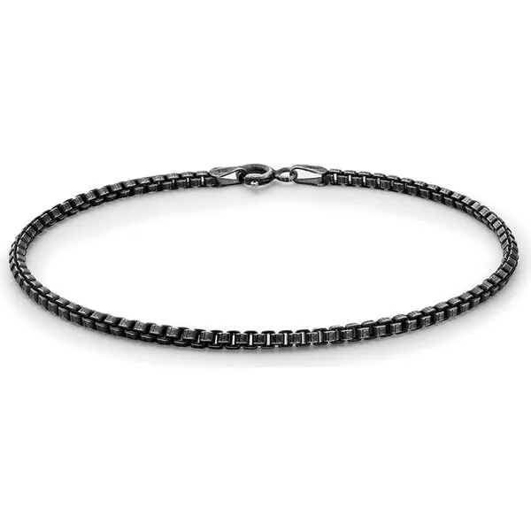 Miansai Venetian Chain Bracelet - Sterling Silver/oxidized