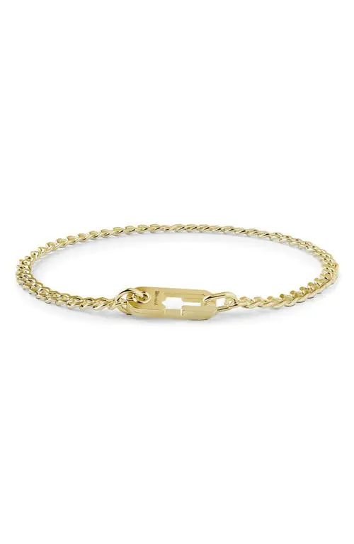 Miansai Annex Vermeil Cuban Chain Bracelet - Gold Vermeil Polished