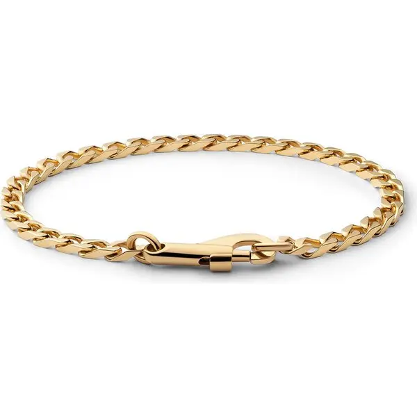 Miansai Snap Chain Bracelet - Gold Vermeil Polished