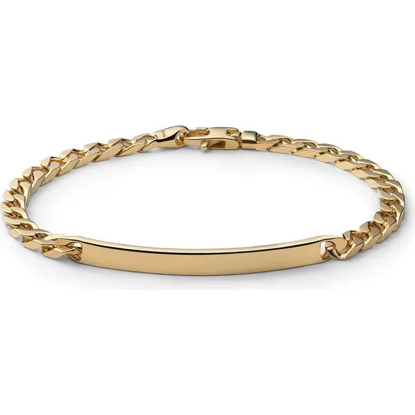Miansai Id Chain Bracelet - Gold Vermeil Polished