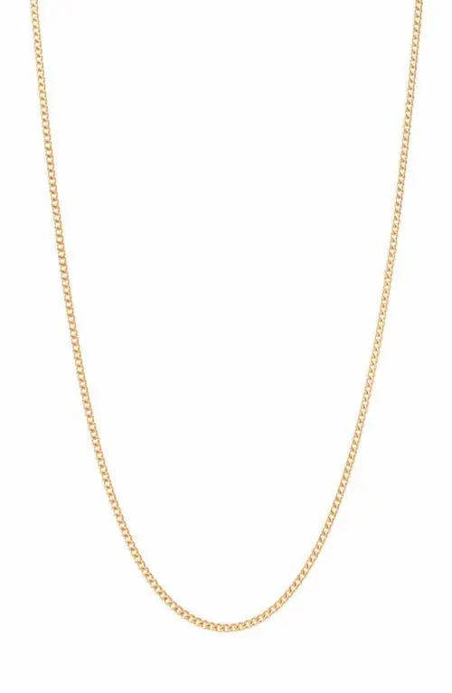 Miansai Cuban Chain Necklace - Gold Vermeil Polished
