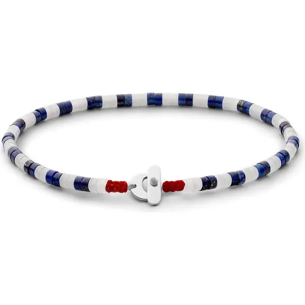 Miansai Kai Lapis & Moonstone Bracelet - Sterling Silver/blue