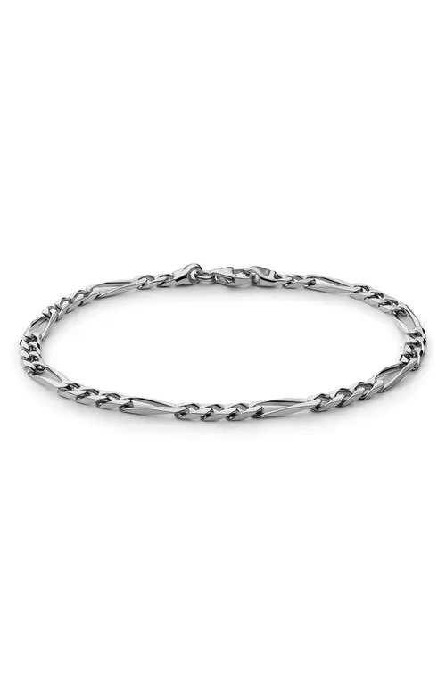 Miansai Figaro Chain Bracelet - Sterling Silver/polished