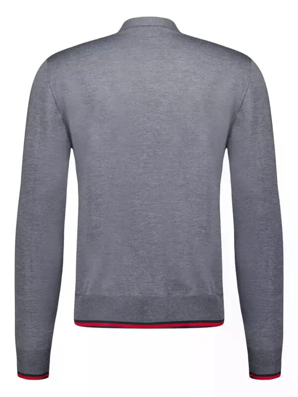 Gucci Web-detail Wool Cardigan