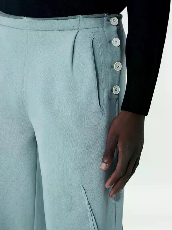 KIKO KOSTADINOV Dart Panel Fraying Trousers