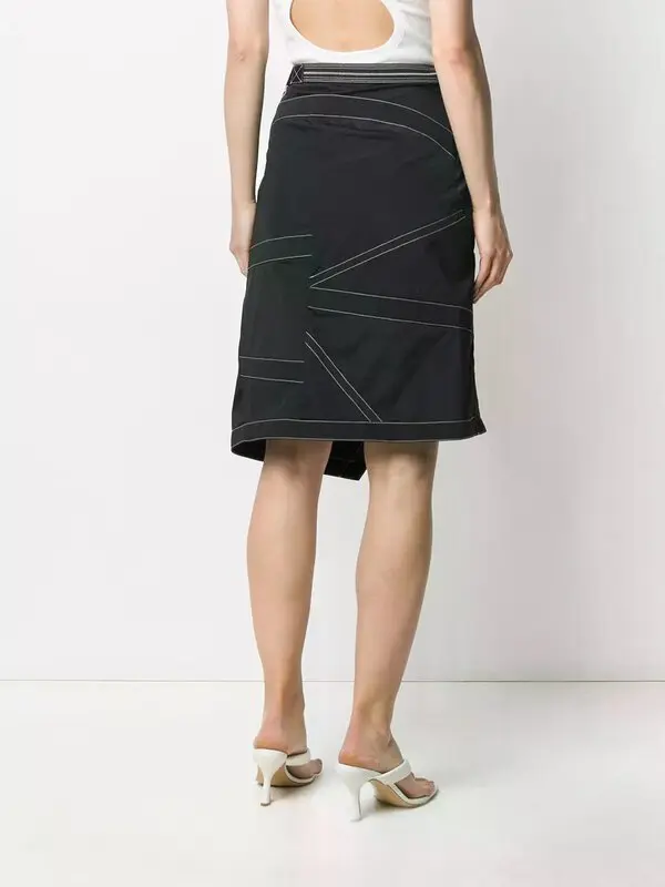 Off-White Side-vent Asymmetric Skirt