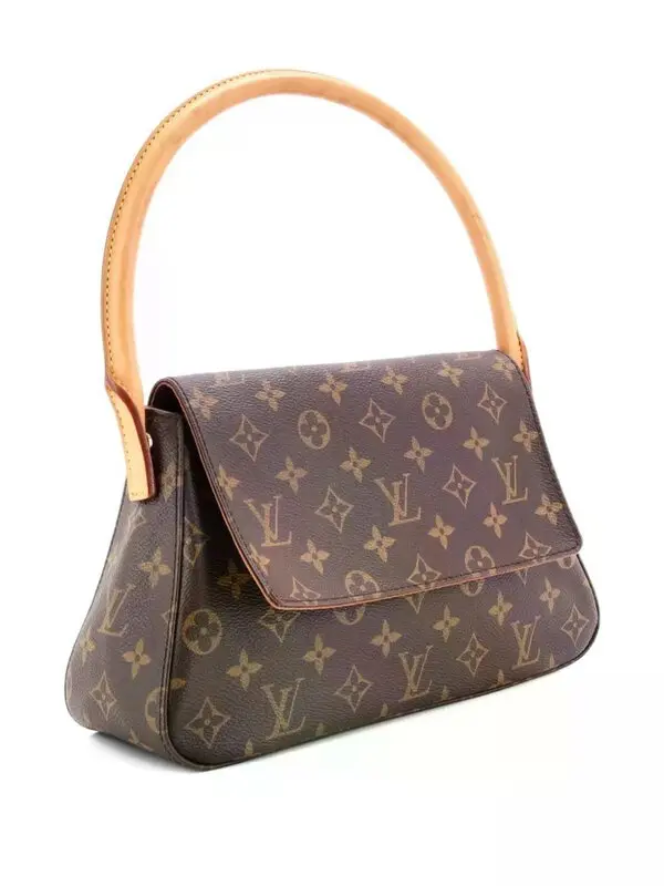 LOUIS VUITTON Looping Handbag Monogram Canvas Mini Satchel