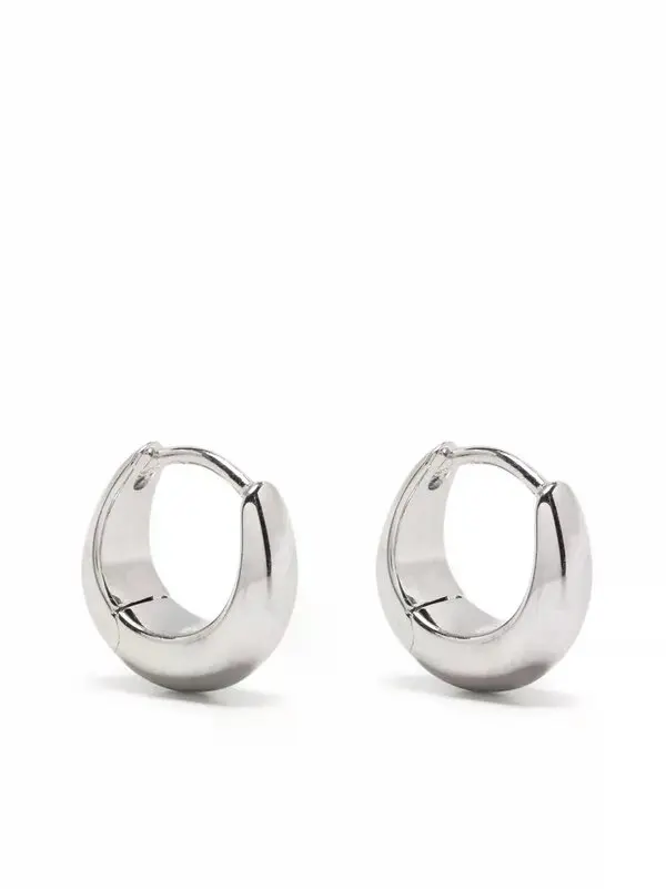 Tom Wood Ice Huggie Earrings - Silver