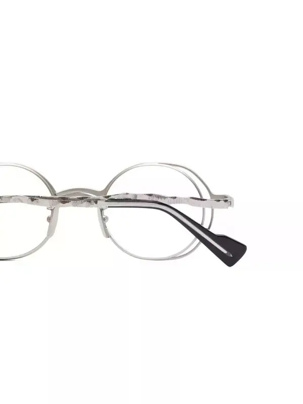 KUBORAUM Maske H11 Round-frame Glasses - Silver