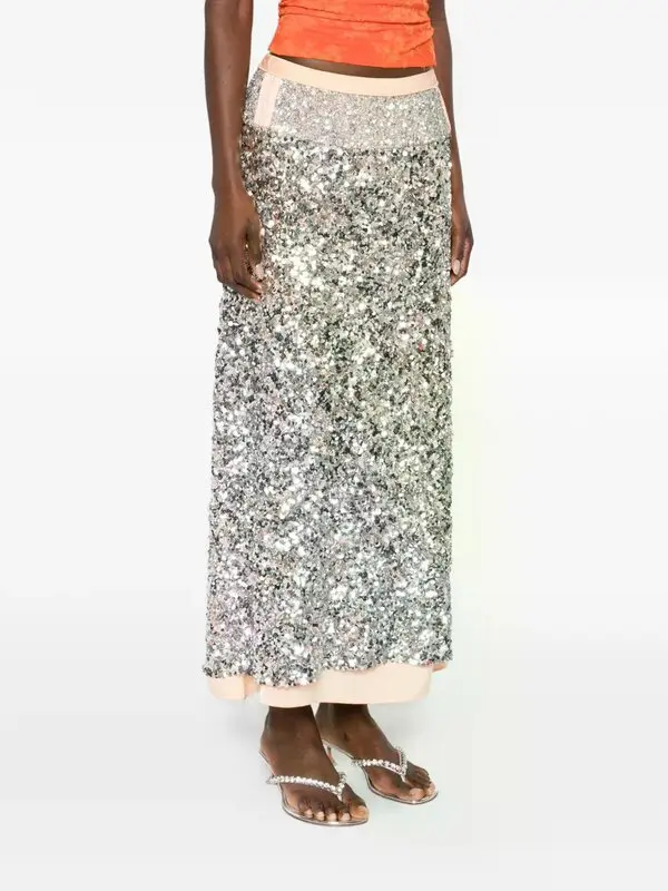 Rabanne Sequin-embellished Maxi Skirt