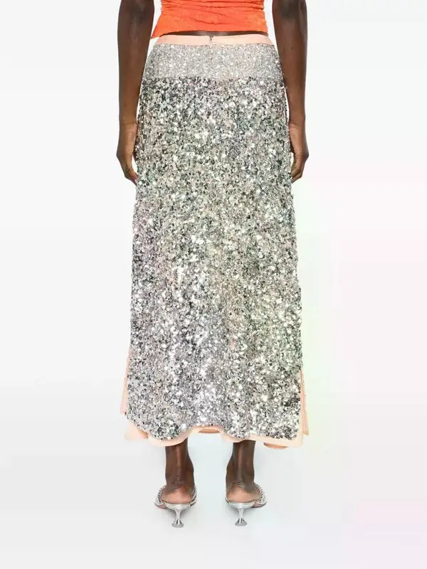 Rabanne Sequin-embellished Maxi Skirt
