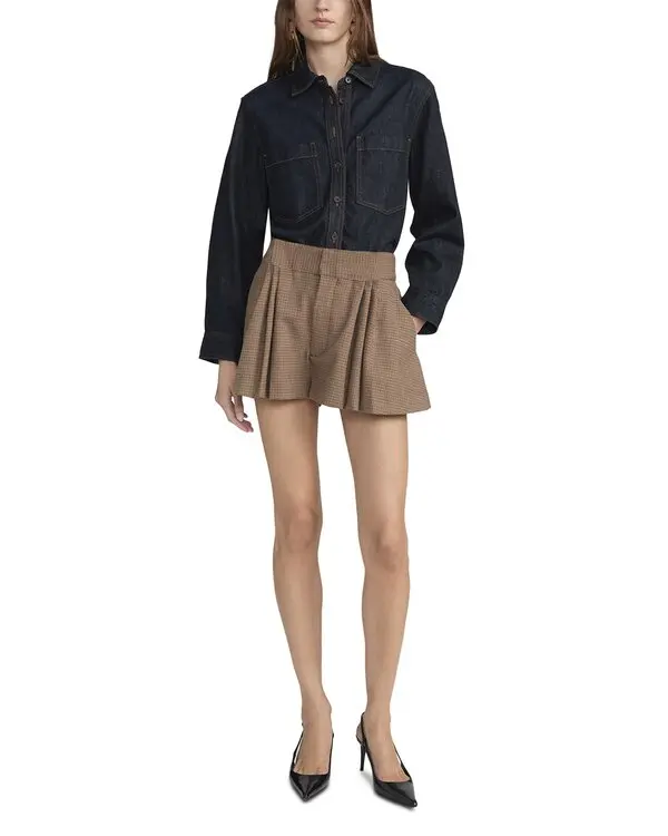 FRAME The Pleated Skort