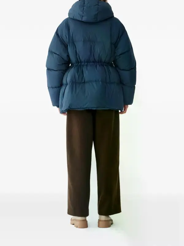 STUDIO TOMBOY Hooded Puffer Jacket - Blue