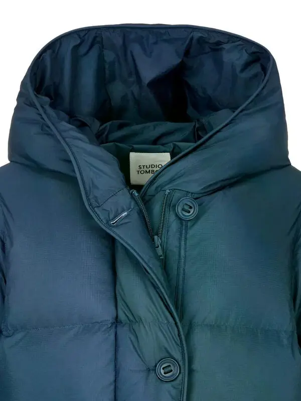 STUDIO TOMBOY Hooded Puffer Jacket - Blue