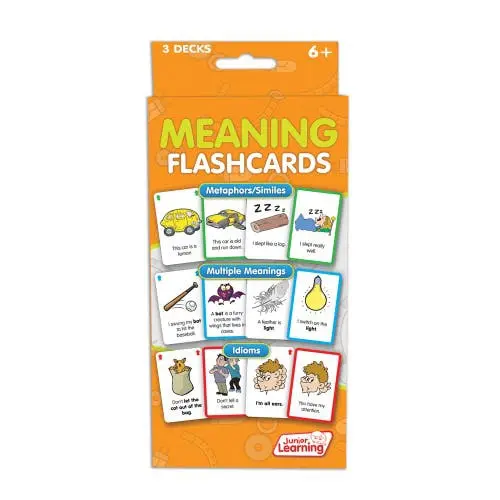 JUNIOR LEARNING Meaning Flashcards