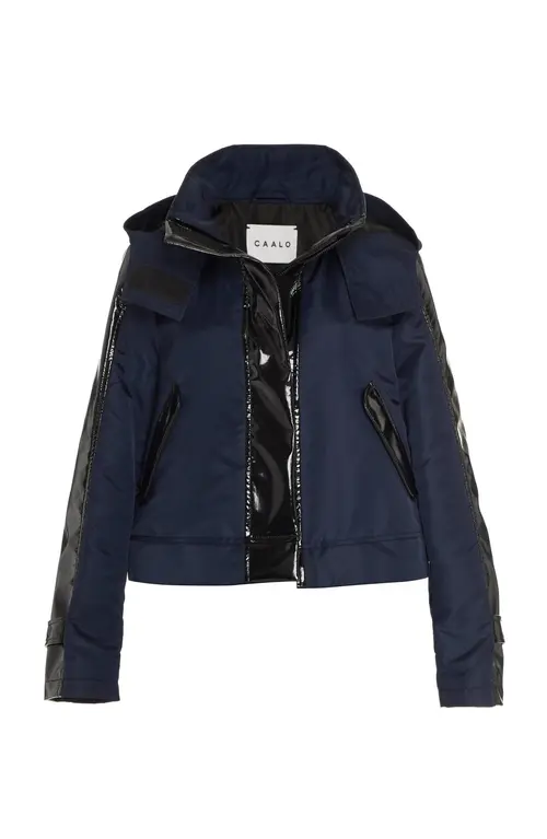 Caalo Water-resistant Cropped Raincoat
