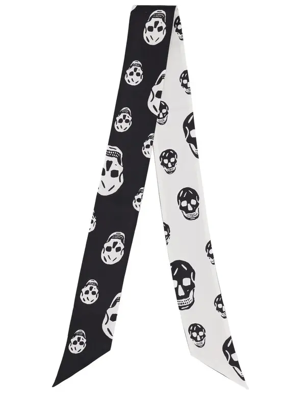 Alexander McQueen Skull" Scarf - Black