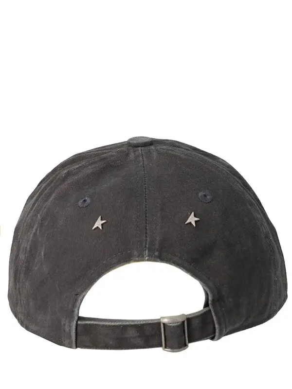 GOLDEN GOOSE Cotton Baseball Cap - Black
