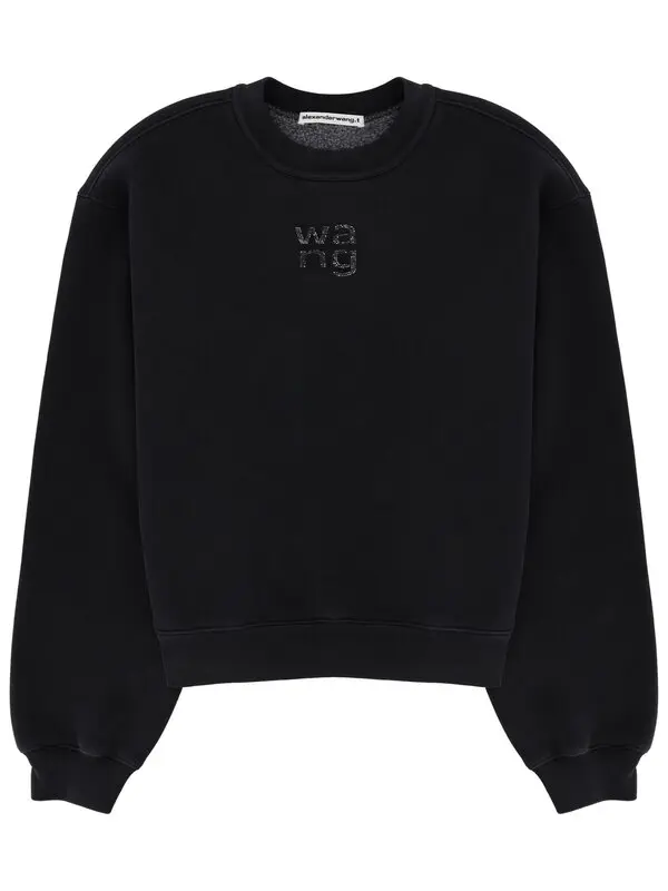 Alexander Wang Sweatshirt With Logo - Black