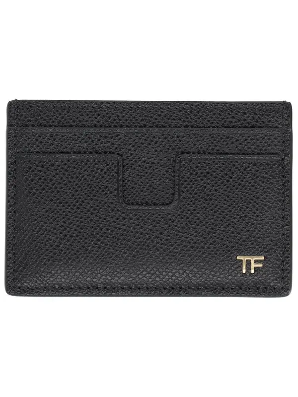 TOM FORD Card Holder With Logo - Black